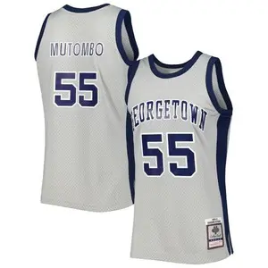 Mitchell & Ness Dikembe Mutombo Georgetown Hoyas 1990/91 Swingman Jersey