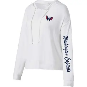 CONCEPTS SPORT Washington Capitals Accord Hacci Hoodie T-shirt - Cream
