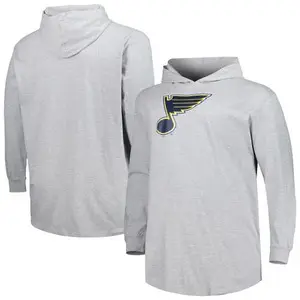 Profile St. Louis Blues Big & Tall Pullover Hoodie - Heather Gray