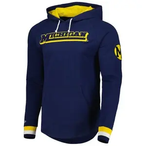 Mitchell & Ness Michigan Wolverines Legendary Raglan Pullover Hoodie