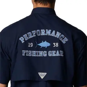 Columbia North Carolina Tar Heels Bonehead Button-up Shirt