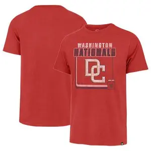 '47 Washington Nationals Cooperstown Collection Borderline Franklin T-shirt - Red