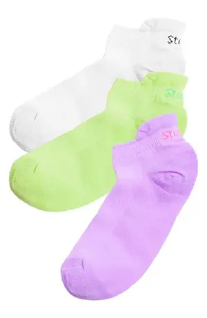 STEMS 3-pack Training Socks - White/ Mauve/ Mint