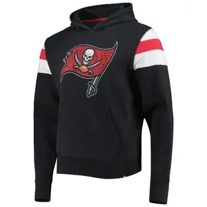 '47 Heathered Tampa Bay Buccaneers Premier Nico Pullover Hoodie