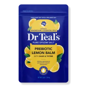 DR TEAL'S Pure Epsom Salt Soak, Prebiotic Lemon Balm With Essential Oil Blend - One-color