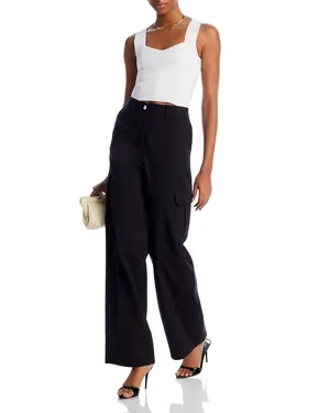 A.L.C. Jordana Cropped Tank - White
