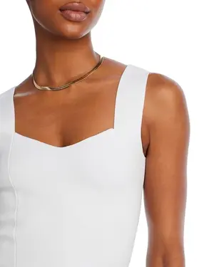 A.L.C. Jordana Cropped Tank - White