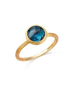 Marco Bicego Jaipur London Blue Topaz Ring - Gold/blue