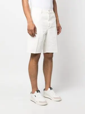 Carhartt Work In Progress Single Knee Bermuda Shorts - White