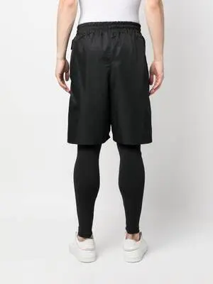 PLEIN SPORT Tiger-print Running Short-pants