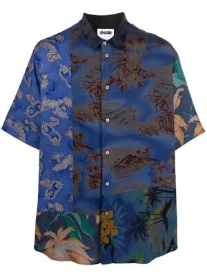 MAGLIANO All-over Graphic-print Patchwork Shirt