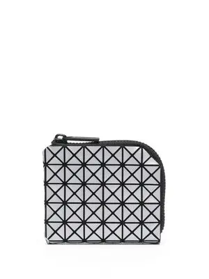 Issey Miyake Geometric-design Wallet - Silver