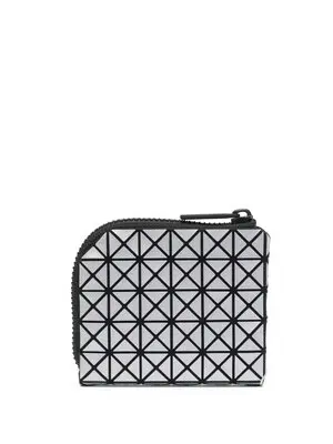 Issey Miyake Geometric-design Wallet - Silver