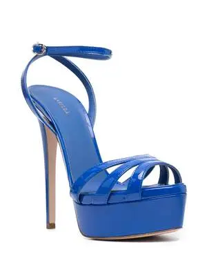 LE SILLA Lola 140mm Sandals - Blue