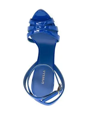 LE SILLA Lola 140mm Sandals - Blue