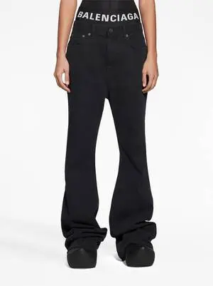 Balenciaga Low-rise Flared Jeans