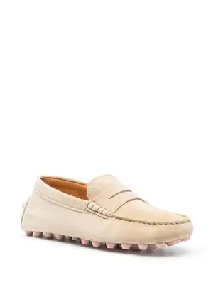 TOD'S Almond-toe Loafers - Neutrals