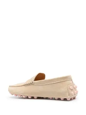 TOD'S Almond-toe Loafers - Neutrals