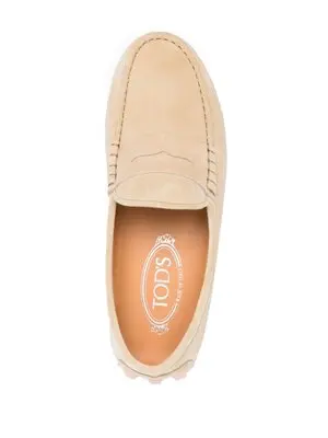 TOD'S Almond-toe Loafers - Neutrals