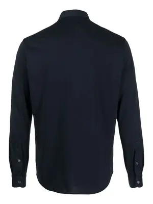 DELL'OGLIO Collarless Polo Shirt