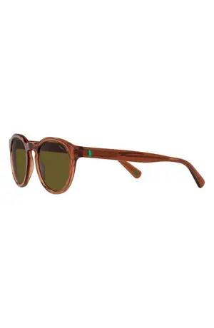 Polo Ralph Lauren 51mm Round Sunglasses - Brown