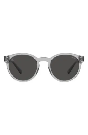Polo Ralph Lauren 51mm Round Sunglasses - Dark Grey