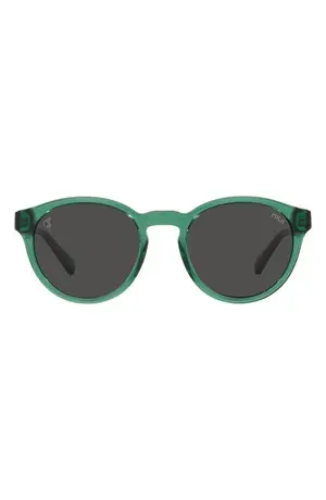 Polo Ralph Lauren 51mm Round Sunglasses - Green