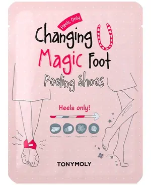 TONYMOLY Changing U Magic Foot Peeling Shoes White