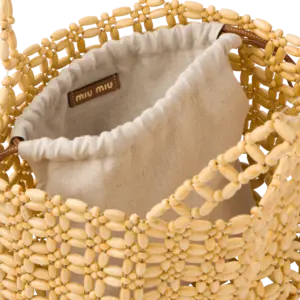 Miu Miu Wood Bead Handbag