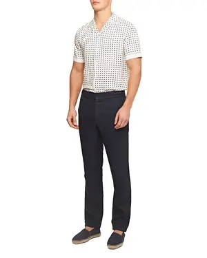 Orlebar Brown Cornell Tailored Fit Linen Trousers - Night Iris Ii