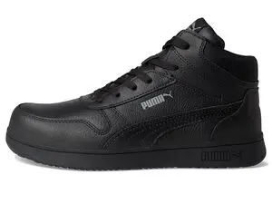 PUMA SAFETY Frontcourt Leather Mid Astm Eh Lace Up Shoes