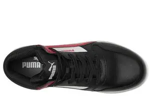 PUMA SAFETY Frontcourt Leather Mid Astm Eh Lace Up Shoes