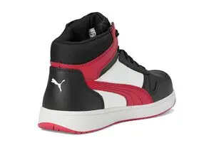 PUMA SAFETY Frontcourt Leather Mid Astm Eh Lace Up Shoes
