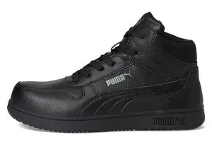PUMA SAFETY Mid Top Leather Lace-up Work Shoes