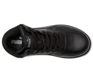 PUMA SAFETY Mid Top Leather Lace-up Work Shoes