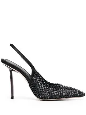 LE SILLA Gilda 100mm Slingback Pumps - Black
