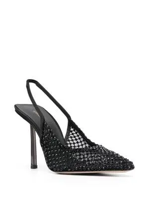LE SILLA Gilda 100mm Slingback Pumps - Black