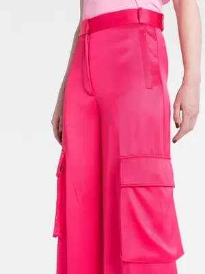 Versace Wide-leg Cargo Trousers - Pink