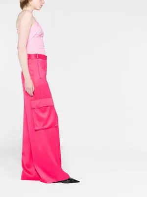 Versace Wide-leg Cargo Trousers - Pink