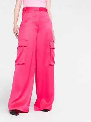 Versace Wide-leg Cargo Trousers - Pink