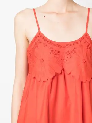 TWINSET Broderie Anglaise Poplin Top