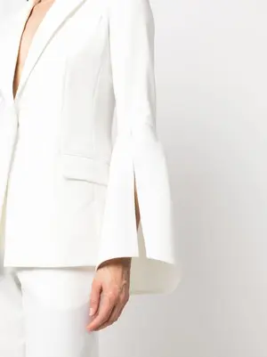 Prabal Gurung Slit-sleeve Blazer - White