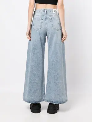 Calvin Klein Low-rise Wide Leg Jeans
