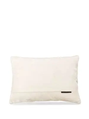 ANKE DRECHSEL Floral-embroidered Silk-velvet Cushion