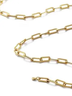Monica Vinader Gp Paperclip Chain-link Necklace