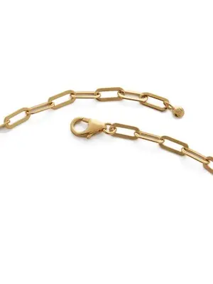 Monica Vinader Gp Paperclip Chain-link Necklace