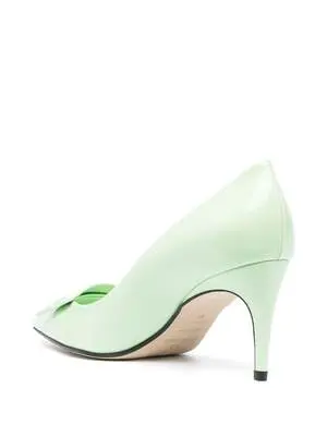 SERGIO ROSSI 75mm Appliqué-detail Leather Pumps