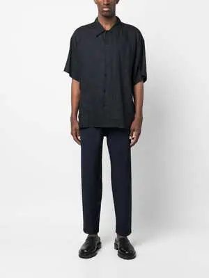 4SDESIGNS Elasticated-waistband Tapered Trousers