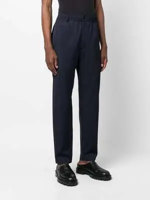 4SDESIGNS Elasticated-waistband Tapered Trousers