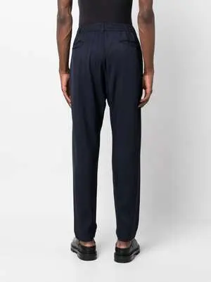 4SDESIGNS Elasticated-waistband Tapered Trousers